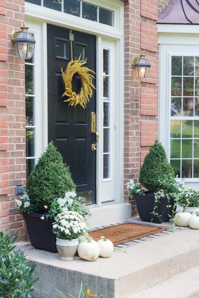 Elements of a Simple Fall Front Door - Amelia Lawrence Style