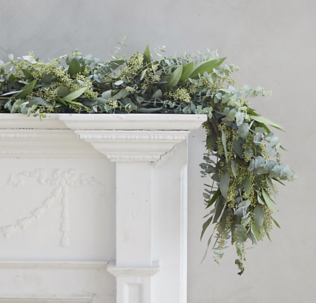 The Best Faux Garland for Christmas Decorating - Amelia Lawrence Style