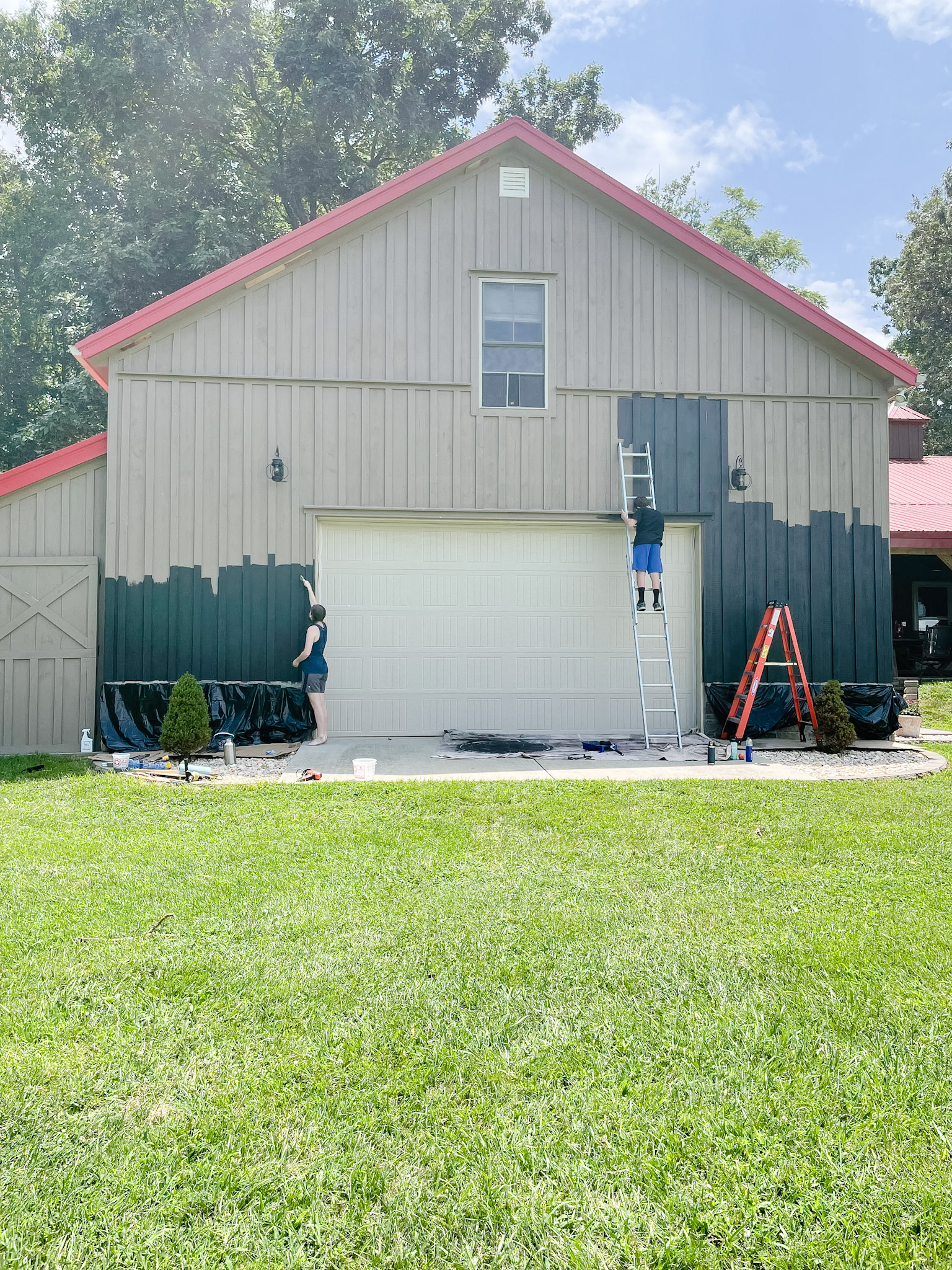 Painting Our Barn | Amelia Lawrence Style
