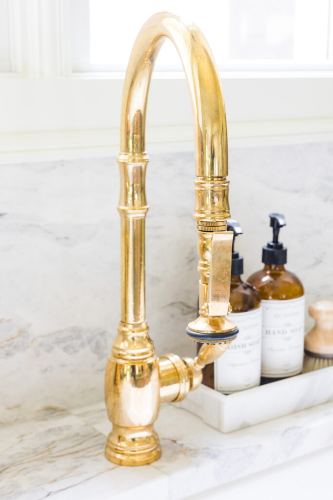 Using Unlacquered Brass Hardware in the Kitchen