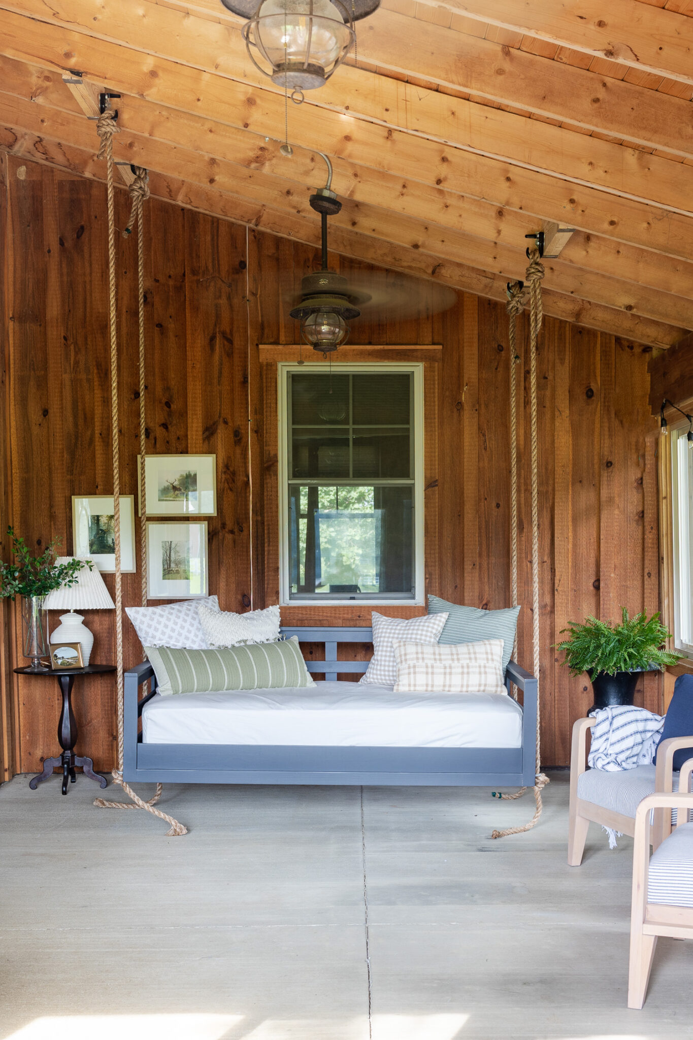 Our Barndominium Porch | Amelia Lawrence Style