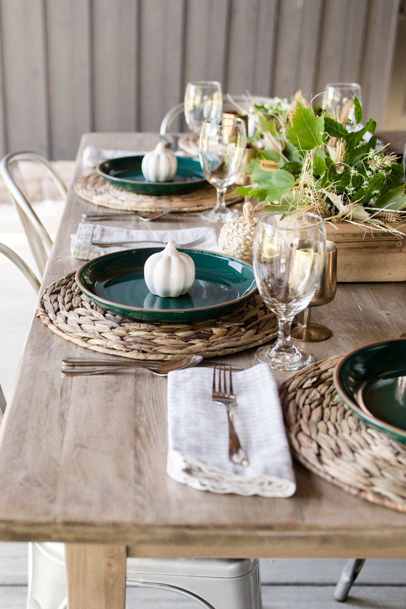 Five Neutral Fall Table Setting Ideas | Amelia Lawrence