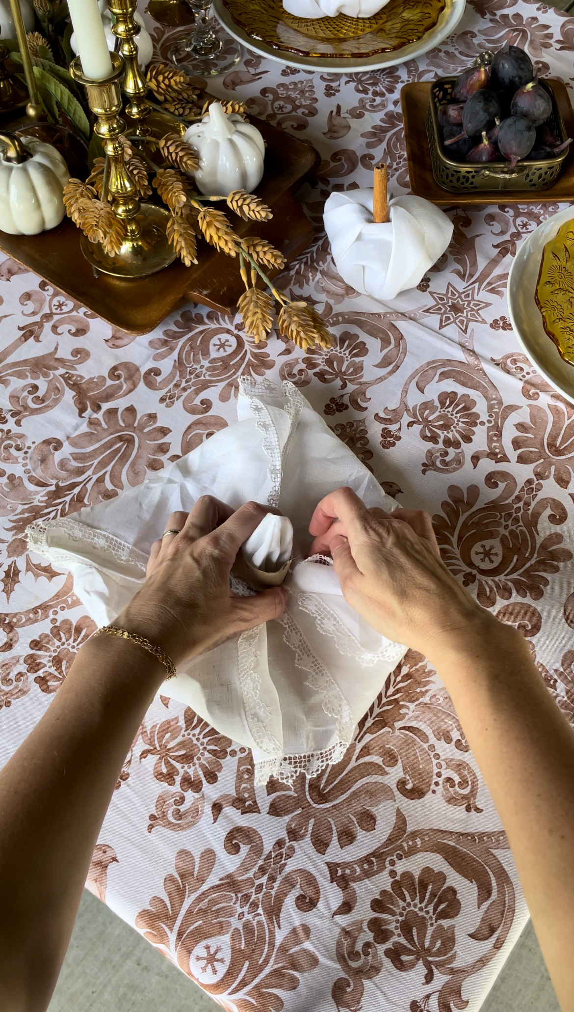 Pumpkin Napkin Fold | Amelia Lawrence