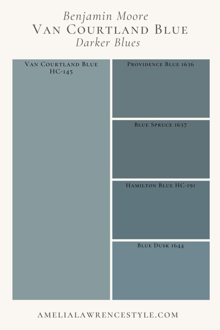 Benjamin Moore Van Courtland Blue | Amelia Lawrence Style
