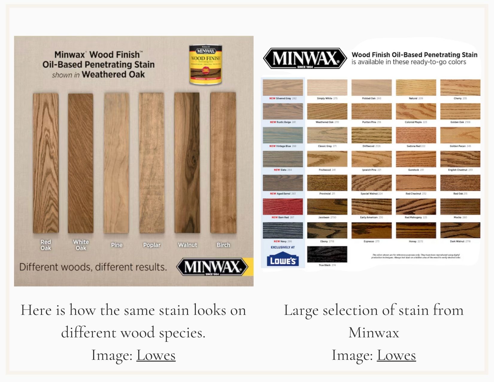 Oak Floor Stain Color Chart Amazon.com: White Oak Stain Samples, 30