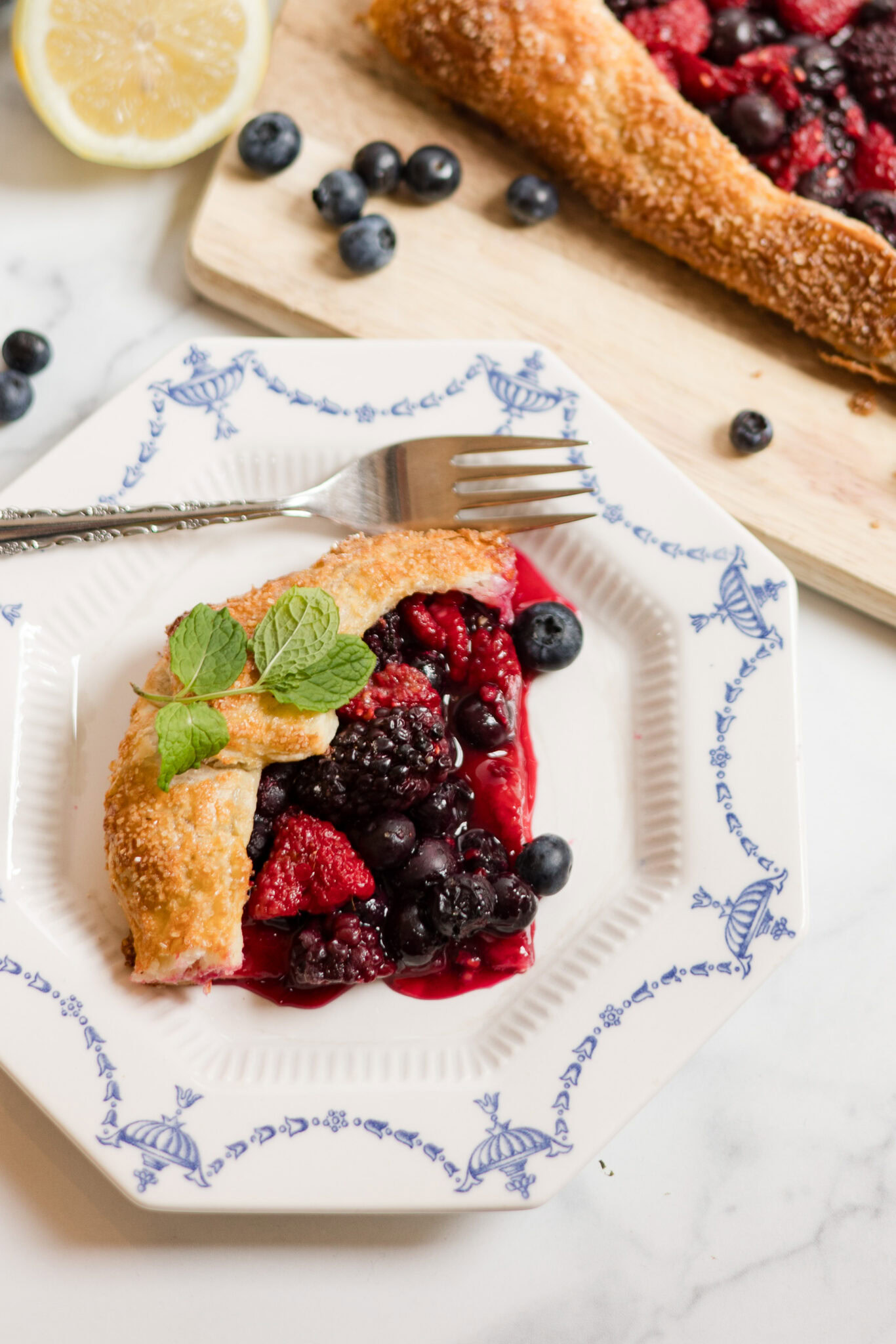 Triple Berry Galette - Amelia Lawrence