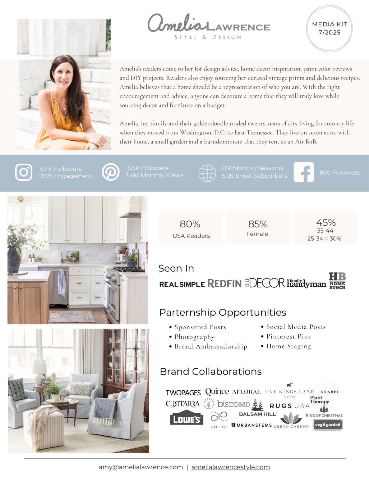 Links Page | Amelia Lawrence Style